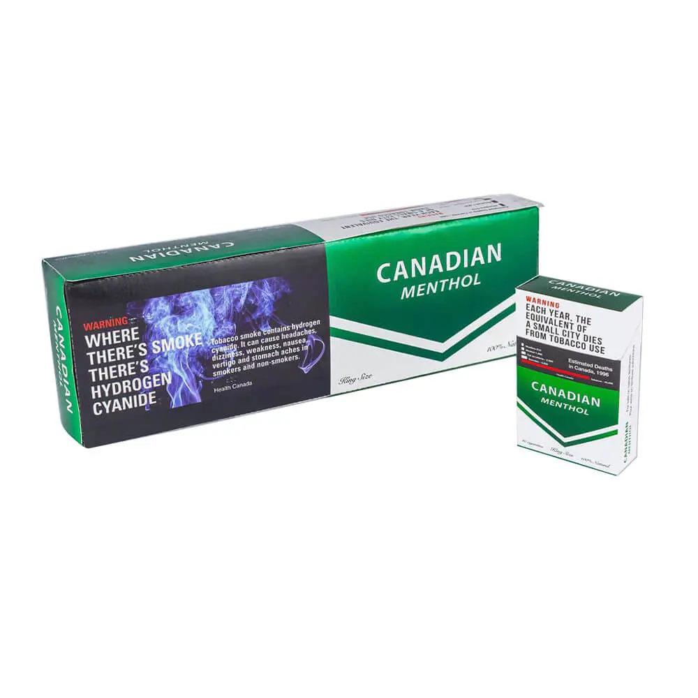 Buy Canadian Menthol Cigarettes Online in Canada | Order now